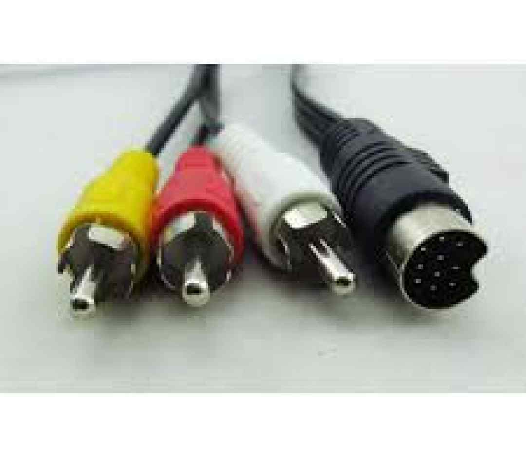 CABLE MINI DIN 10 PINES DIRECTV A 3 PLUG RCA MC2510D 1.8 METROS ...