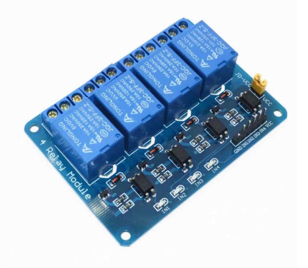 MODULO 4 RELEVOS PARA ARDUINO | CarvalElectronics