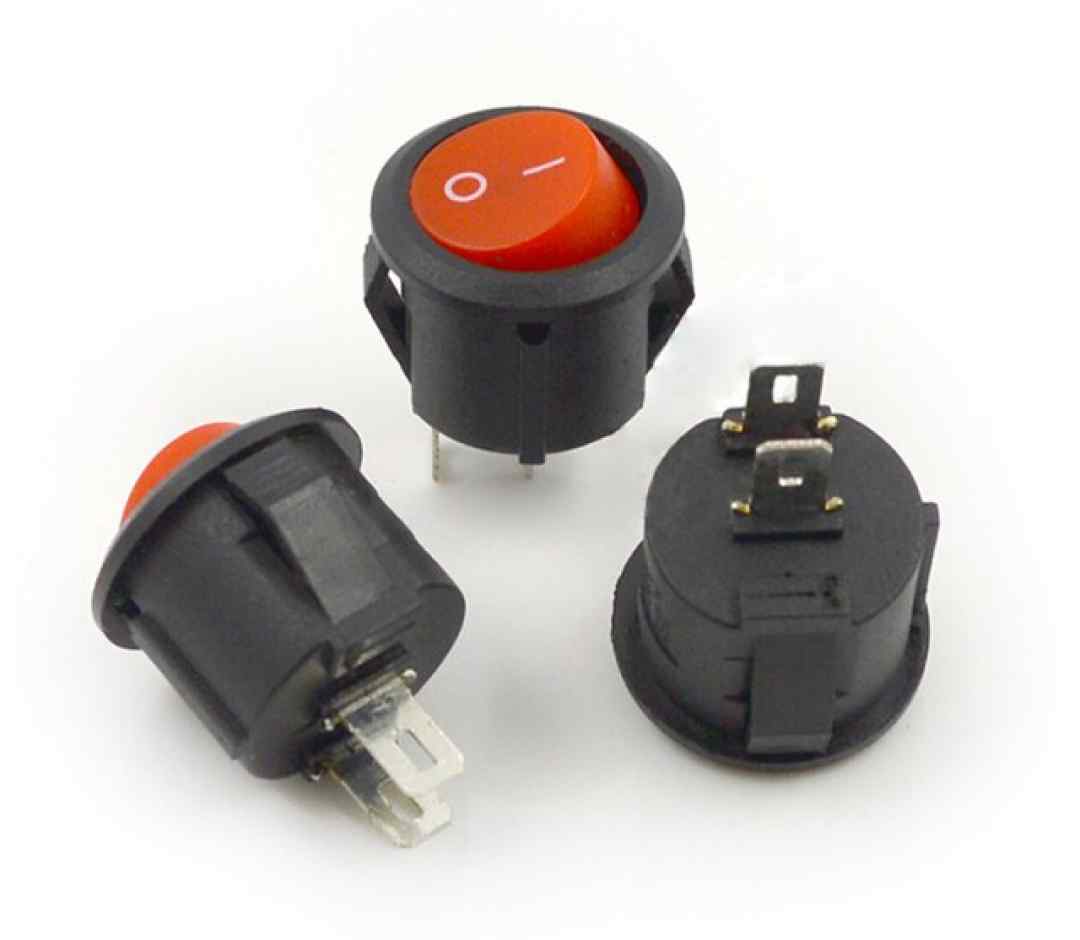 SWITCH MINIATURA REDONDO ON - OFF 2 PINES | CarvalElectronics