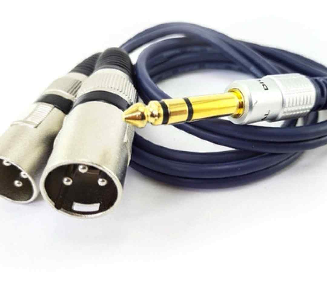 CABLE 2 CANON MACHO A 1 PLUG 1/4 STEREO 3.6 METROS | CarvalElectronics